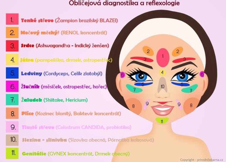 Mapa tváre alebo čo ukazuje akné