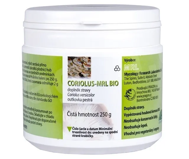 Coriolus Versicolor MRL prášok 250g BIO